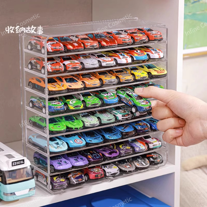 Hot Wheels Car Display Box Toy Collection Rack Divider Transparent ...