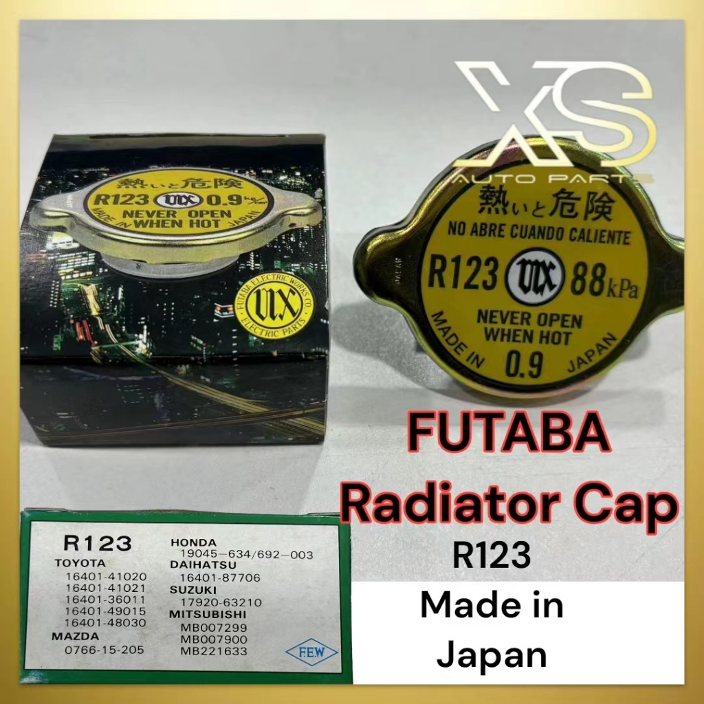 Futaba FEW / HKT 100% Made In Japan Coolant Radiator Cap R123 0.9 kg/cm ...