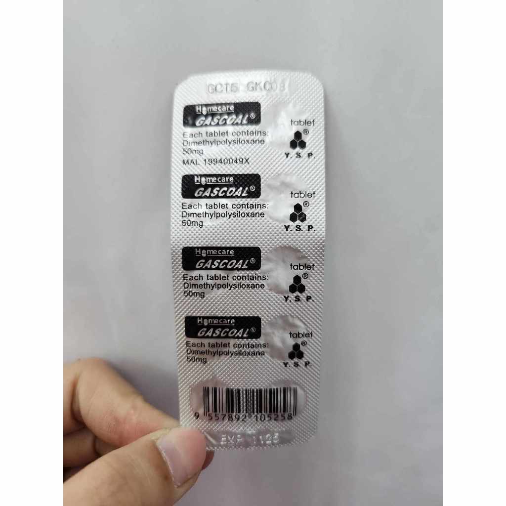 YSP HOMECARE GASCOAL TABLET 10S | Shopee Malaysia