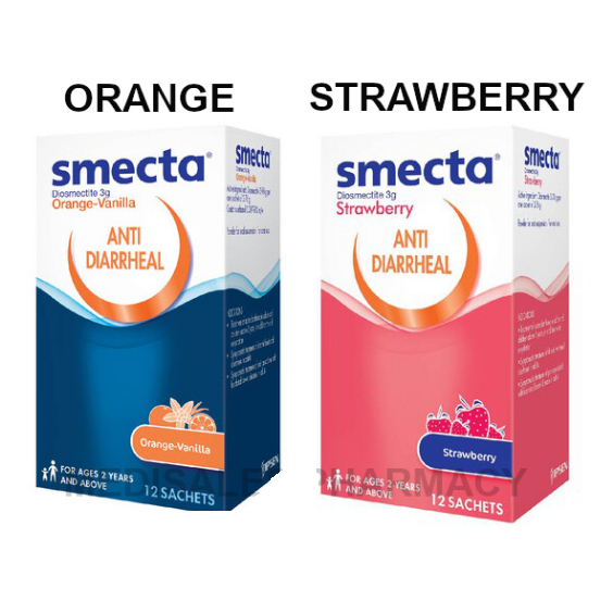 (EXP 2025) SMECTA POWDER 3G X 12'S (ORANGE | STRAWBERRY) | Shopee Malaysia