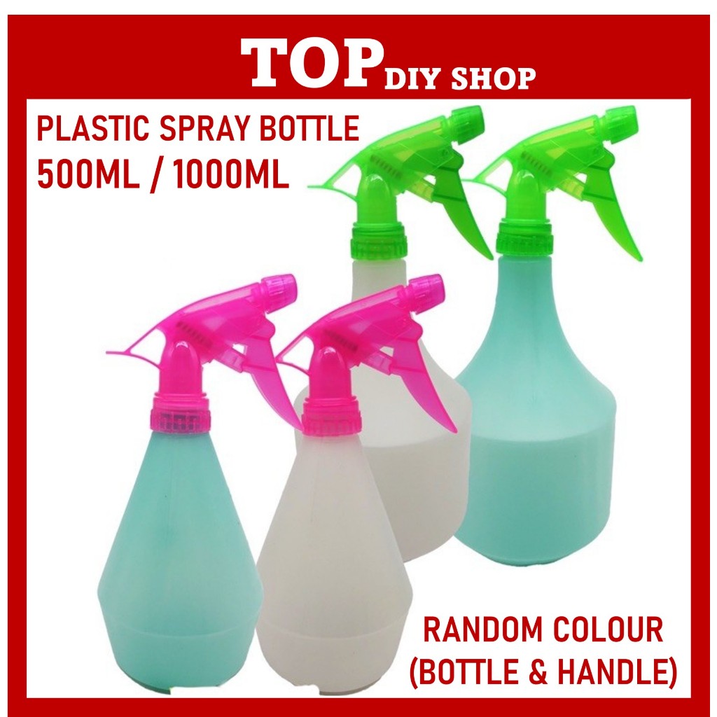 500ml / 1000ML Plastic Water Sprayer/Empty Spray Bottle Refillable ...