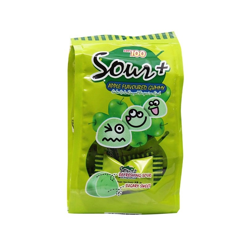LOT 100 SOUR+ GUMMY ASSORTED FLAVOR 95G | Shopee Malaysia