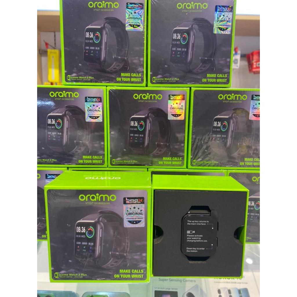 [ Original ] Oraimo Watch 2 Plus Support Bluetooth Call Quickly Reply ...