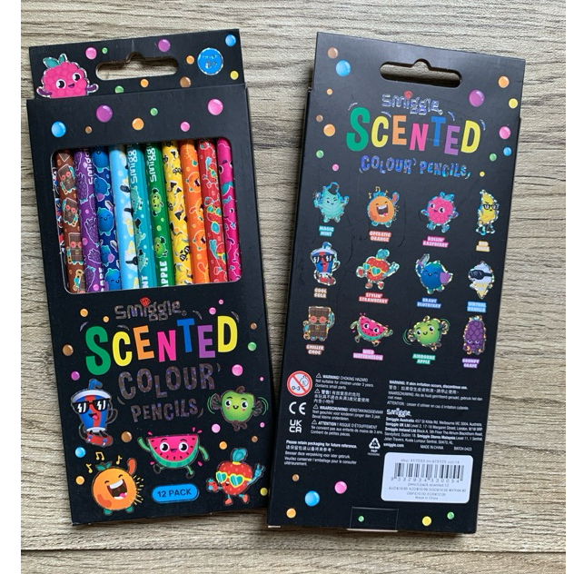Authentic Smiggle 🌸 Scented Colour Pencil Pack X12 | Shopee Malaysia