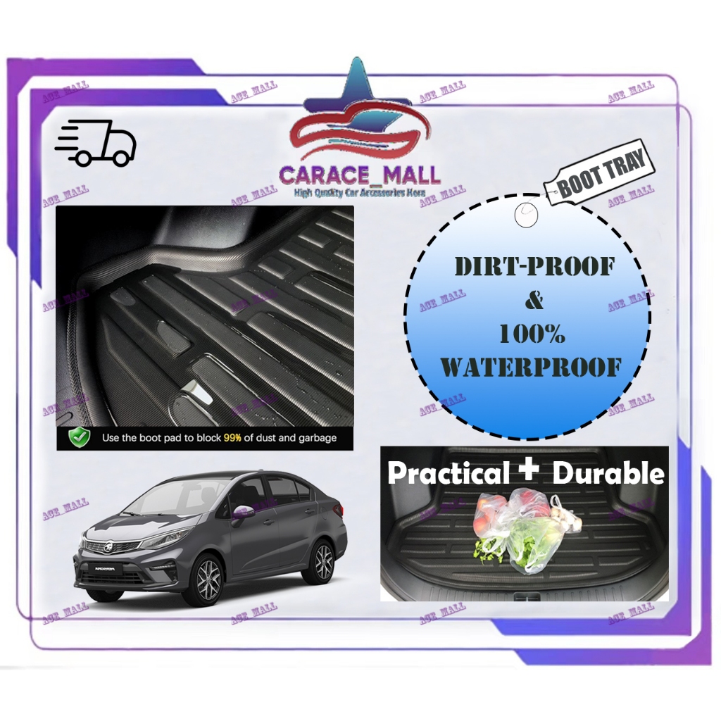 Proton Persona Boot Tray OEM Car Org Cargo Rear Tray Protect Dust ...