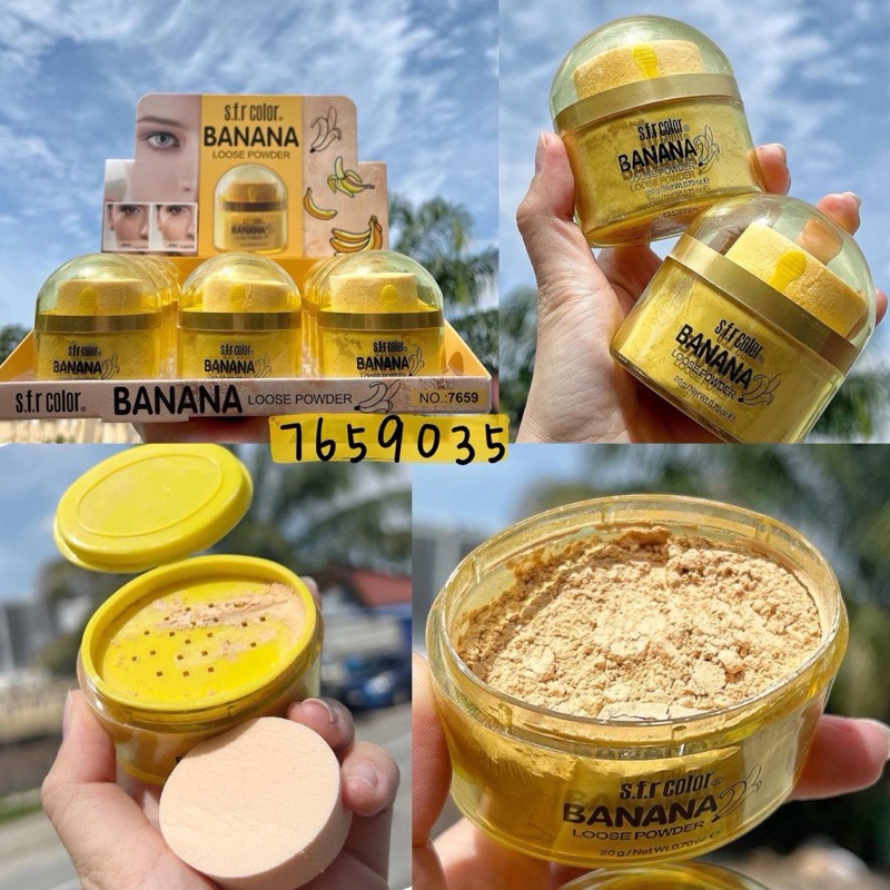Banana Loose Powder Setting Powder Moisturizing Skin Oil-Control-20g ...