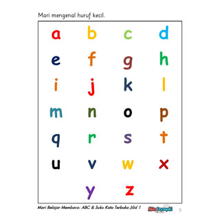 PDF [softcopy] Jilid 1 Mari Belajar Membaca Bahasa Malaysia ABC Suku ...