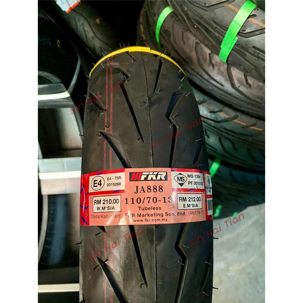 110/70-13 130/70-13 110/80-14 140/70-14 JA888 Tubeless Tyre Tayar ...