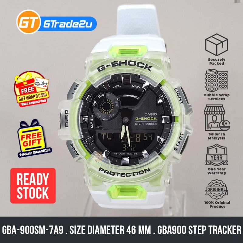 Original G Shock Men GBA-900SM-7A9 Analog Digital Step Tracker Watch ...