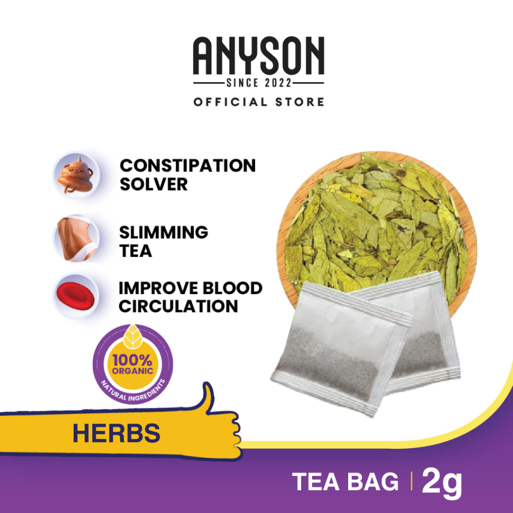 Anyson Original Sanna Tea Daun Senna Asli 番泻叶| 2g & 4g Original 100% ...