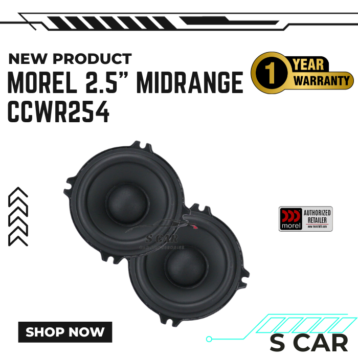 MOREL 2.5 MIDRANGE CCWR254 - Genuine MorelSpeaker 100% ORIGINAL ...