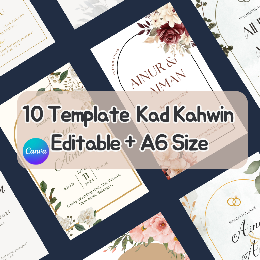 [Editable] Template Kad Kahwin Digital Kad Jemputan Kahwin Digital ...