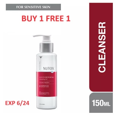 Nutox Youth Restoring Cleansing Gel 150ml (Sensitive Skin) | Shopee ...