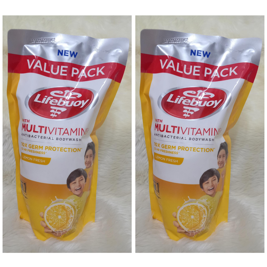 Lifebuoy With Multivitamin+ Anti Bacteria Body Wash Lemon Fresh Refill ...