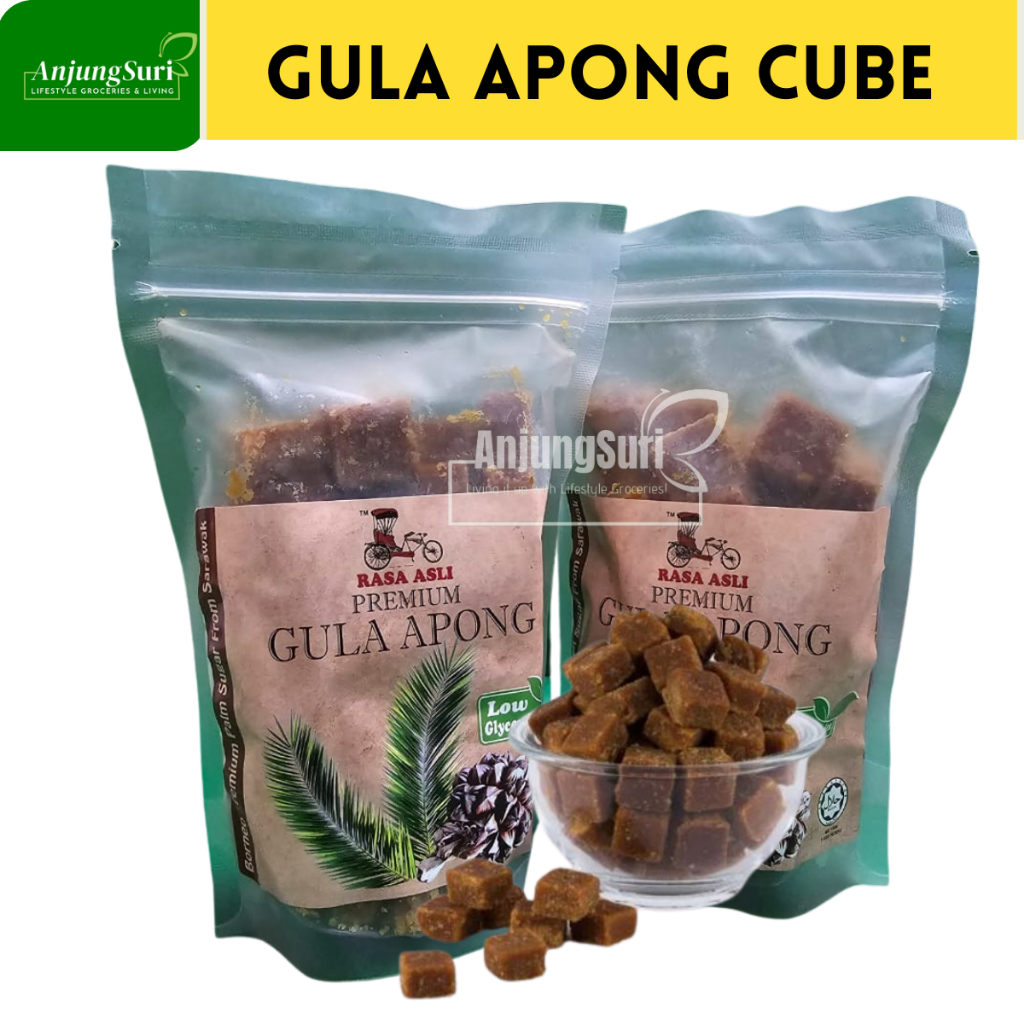 Gula Apong Pure Premium Rasa Asli Low GI Palm Sugar Gula Melaka Asli ...