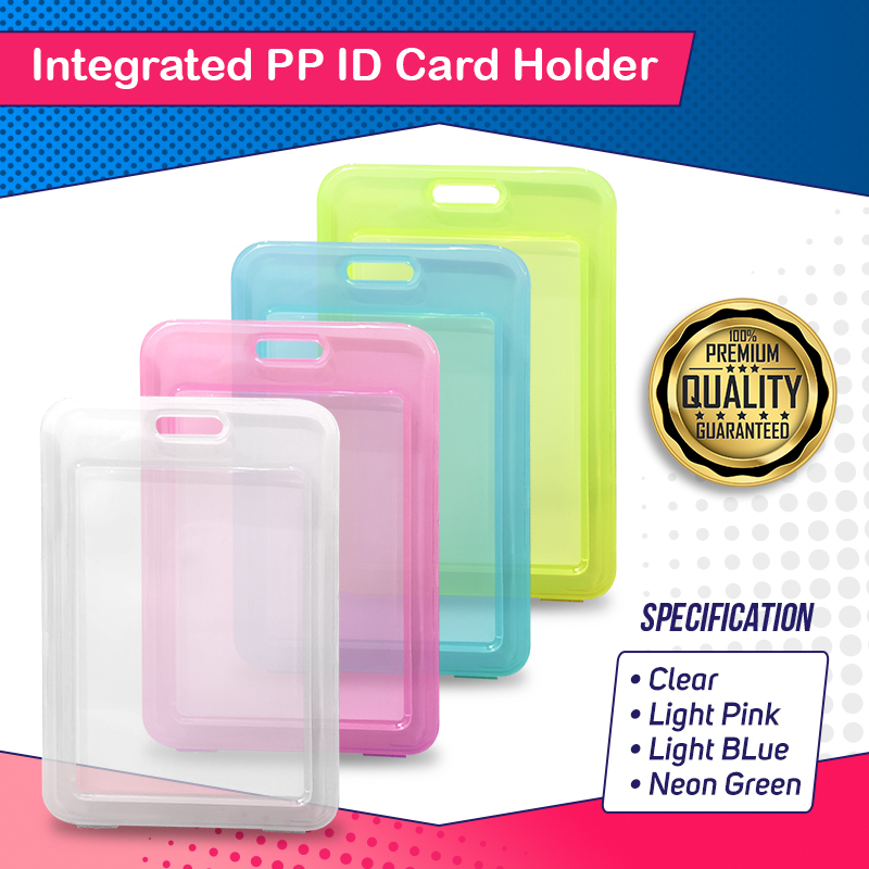 Vertical ID Holder Integrated ID Card Holder Vertical Colored ...