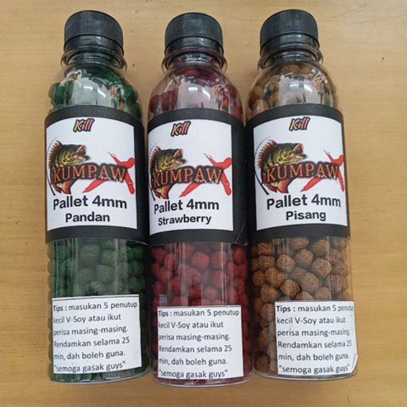 Kill Kumpaw Pallet 4mm Pandan/Strawberry/Pisang | Shopee Malaysia