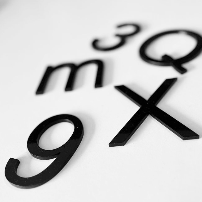 Acrylic Custom 3D Wording / Font / Alphabet Letter and number | Indoor ...