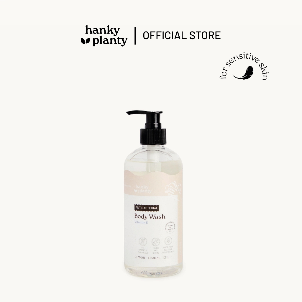 Hanky Planty Antibacterial Body Wash Vitamin E 500ml Shopee Malaysia