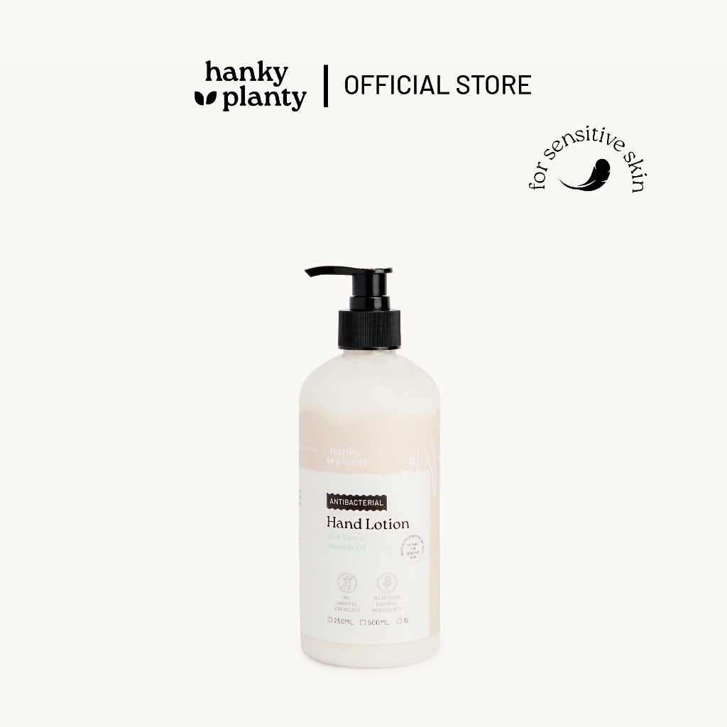 Hanky Planty Antibacterial Hand Lotion Aloe Vera & Avocado Oil 500ml ...