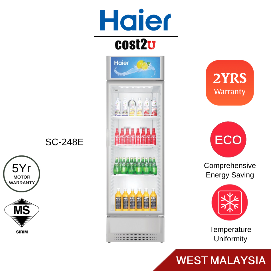 Haier 239L Display Chiller Showcase | SC-248E (Smart Refrigerator ...