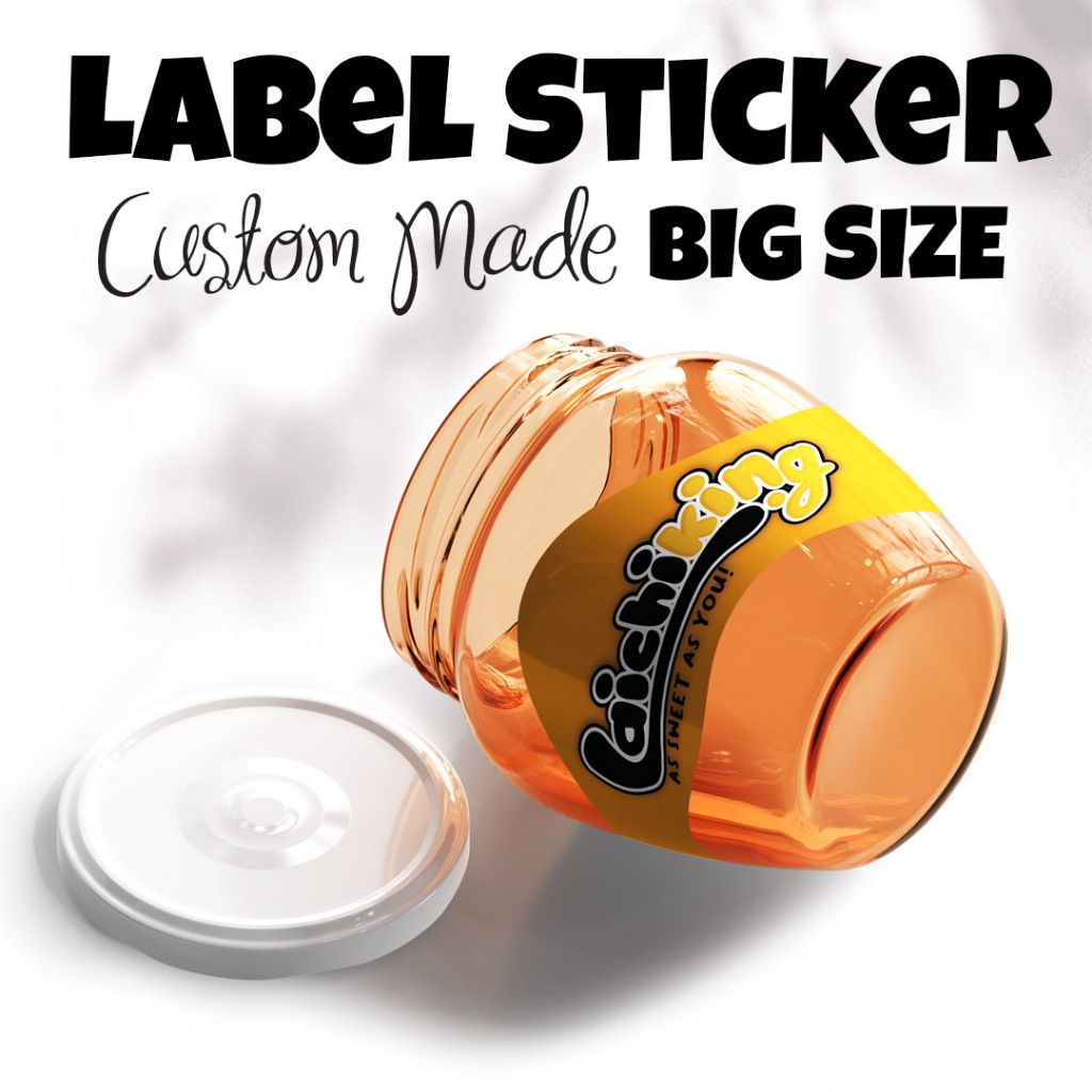 Sticker Custom Made Sticker Label Printing (MIRRORKOTE) big size ...
