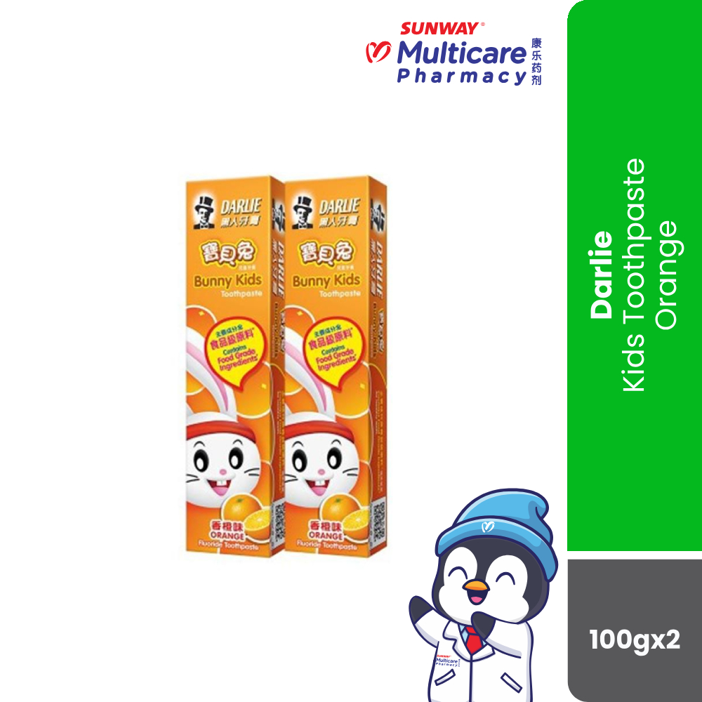 Darlie Toothpaste Kids 40G X 2 (Orange) | Shopee Malaysia