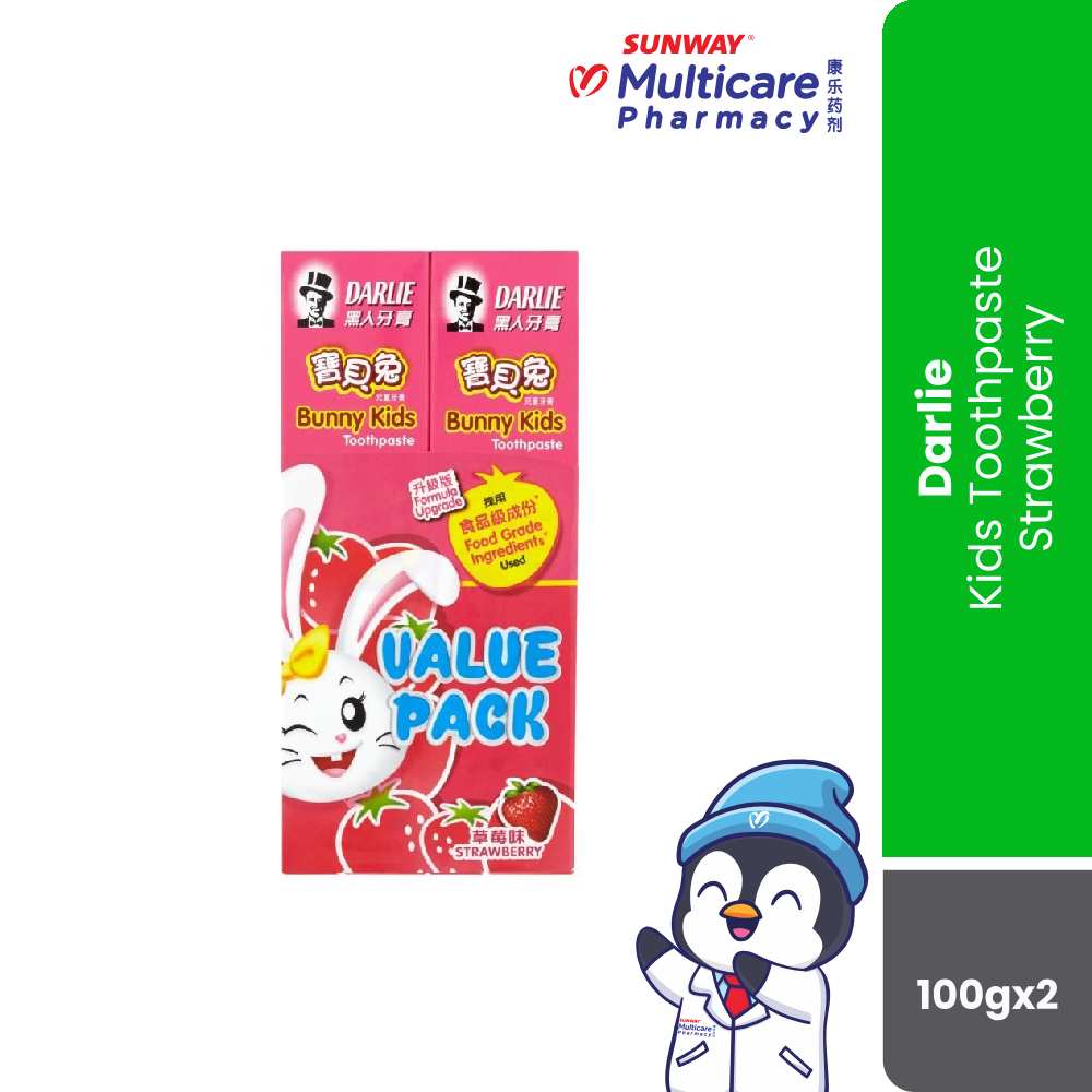Darlie Toothpaste Kids 40G X 2 (Strawberry) | Shopee Malaysia