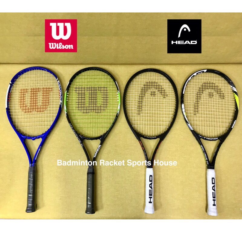 Clear Stock WILSON and HEAD Tennis Racket | Shopee Malaysia