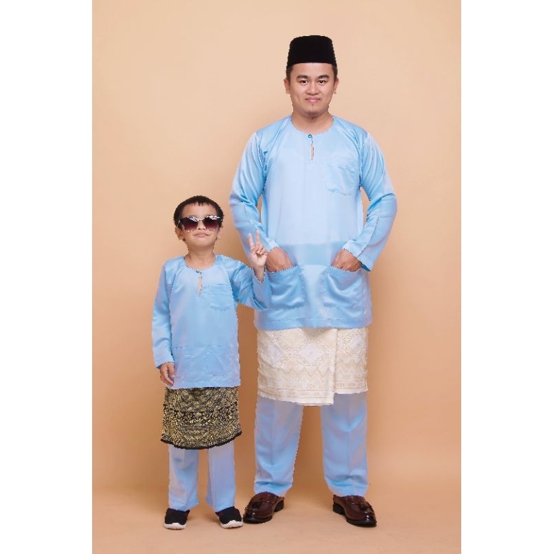 BAJU MELAYU QHALIFA KLASIK BY CTKDEE sedondon anak ayah teluk belanga ...