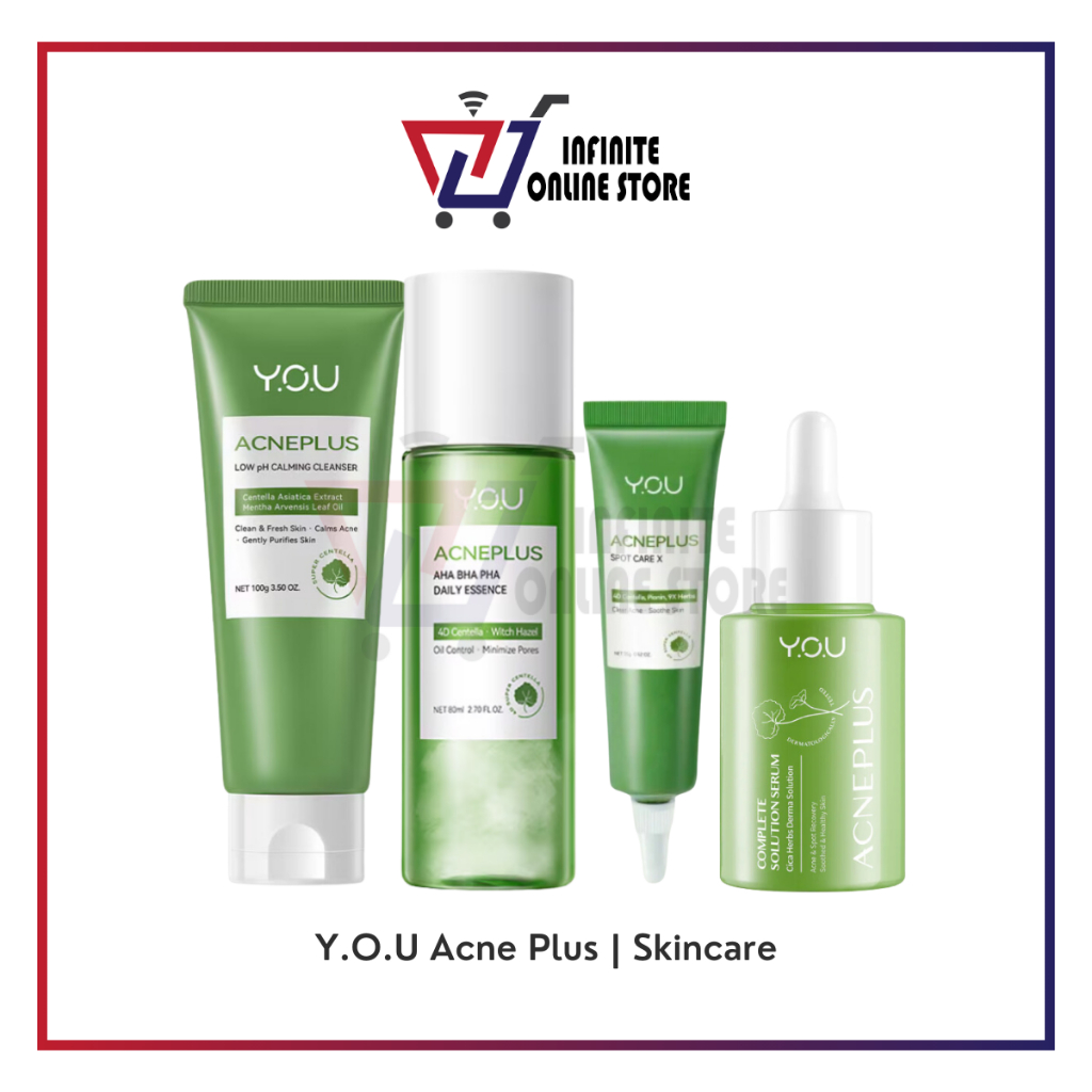 Y.O.U YOU Acne Plus Series Skincare Products (Cleanser / Toner ...