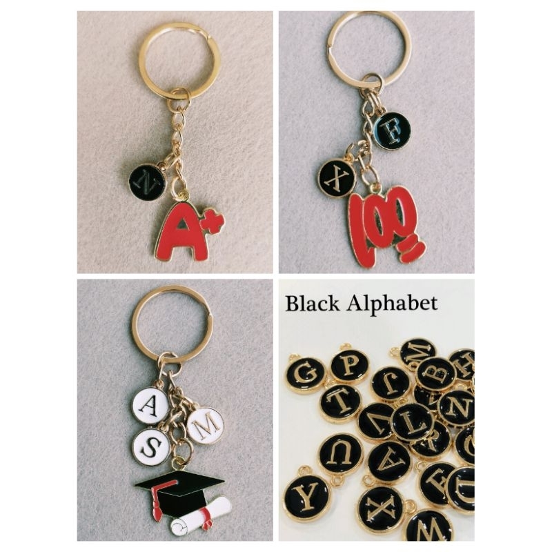 Graduation Keychain+ alphabet | Shopee Malaysia