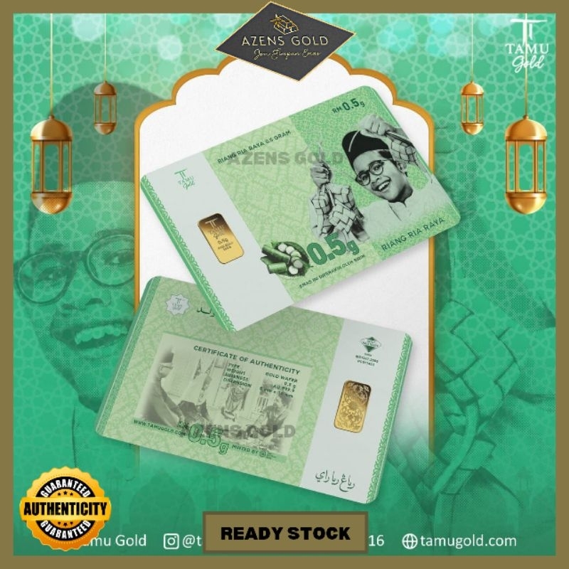 Tamu Gold - Riang Ria Raya Gold Bar 0.5g [Au999.9] [PG] [TG] -Raya ...