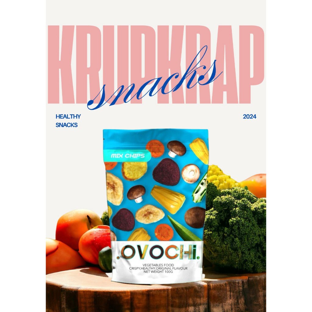 Ovochi healthy snacks makanan halal dan rangup | Shopee Malaysia