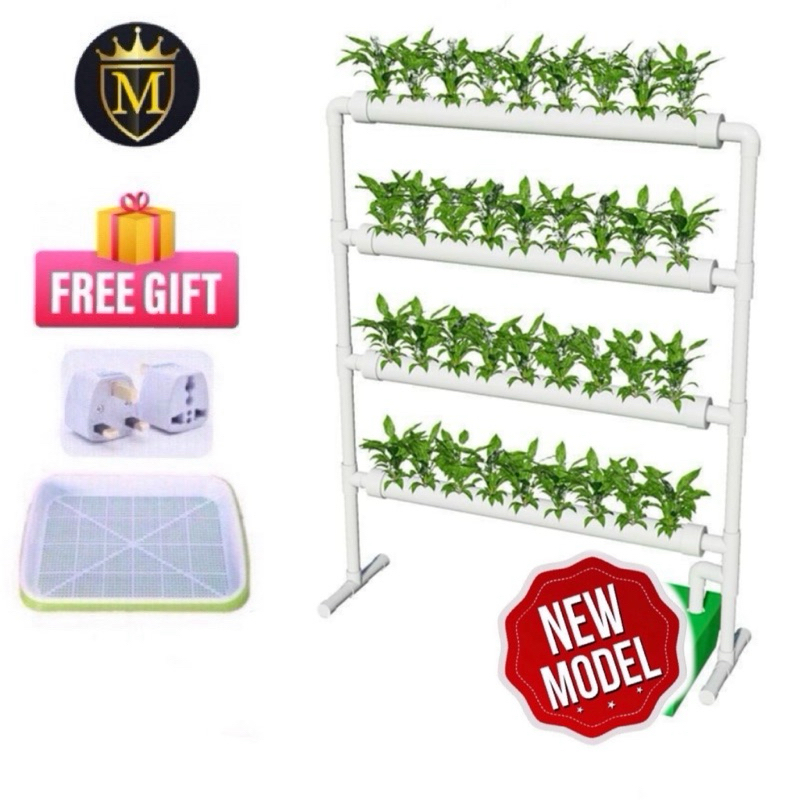 Hydroponics Set 4Layer 36Holes Farm System straigth DIY NFT/Hidroponik ...
