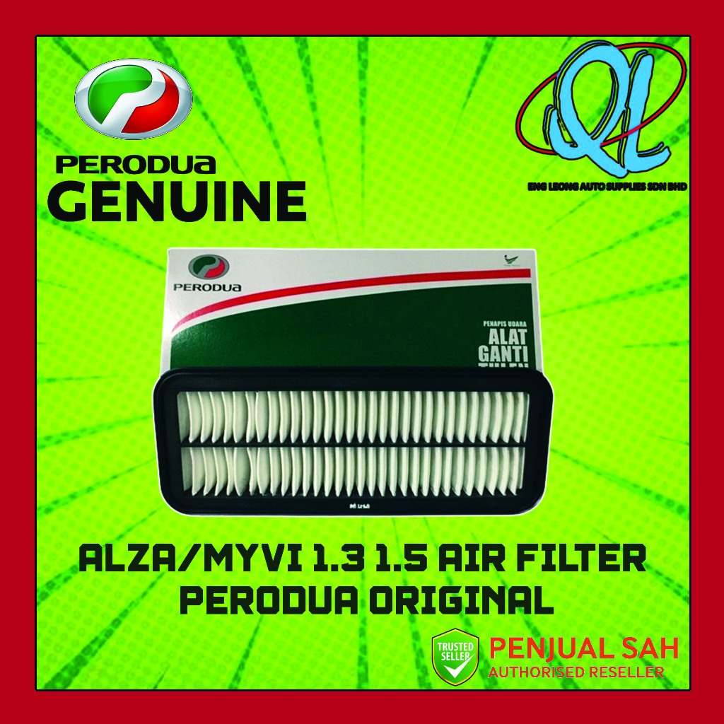 ALZA/MYVI 1.3 1.5 AIR FILTER PERODUA ORIGINAL | Shopee Malaysia
