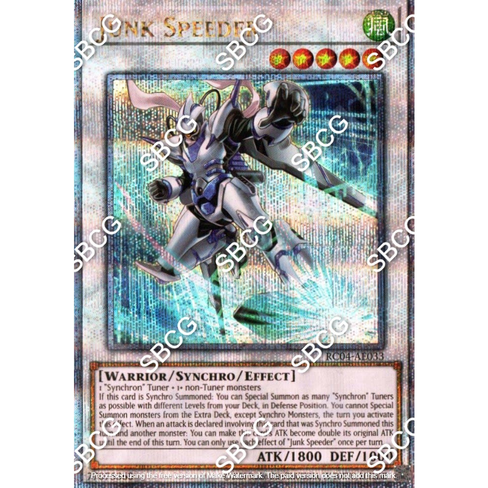 Rarity Collection Quarter Century Edition "Junk Speeder" ( RC04-AE033 ) ( Quarter Century Secret ...