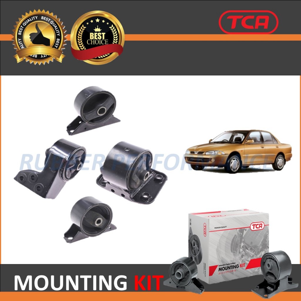 1 SET TCA BRAND ENGINE MOUNTING PROTON WIRA 1.6 1.8 /PUTRA 1.8/SATRIA 1 ...