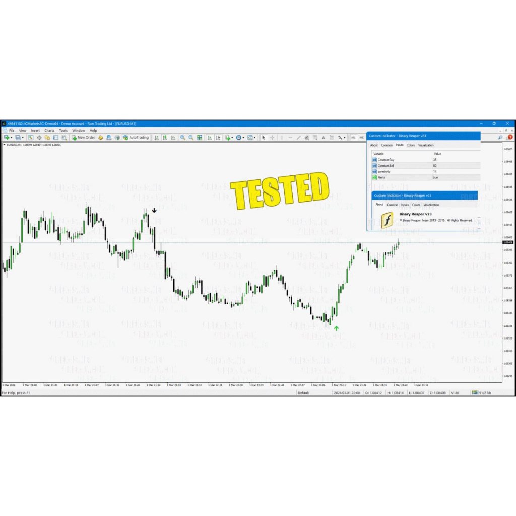 Non-Repaint Binary Reaper Indicator V23 for Forex & Gold MT4 - Win Rate ...