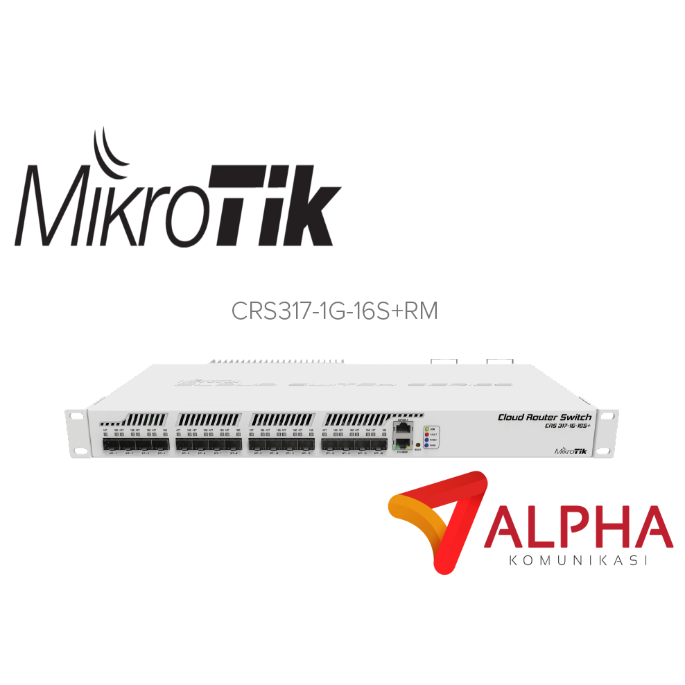 MikroTik CRS317-1G-16S+RM Cloud Router Switch | Shopee Malaysia