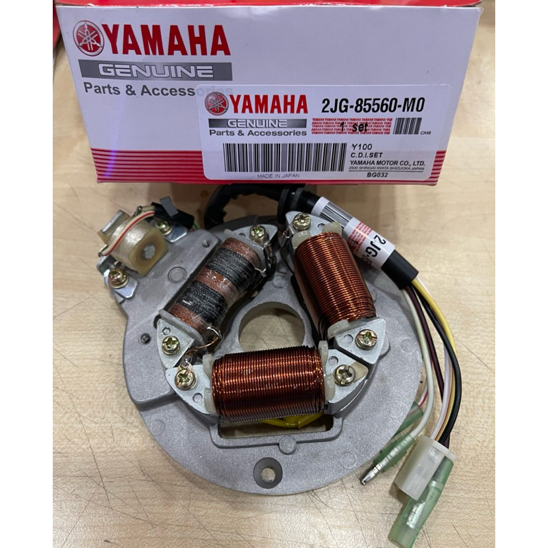 YAMAHA Y100 MAGNET COIL COMP. SET CDI SET -2JG-85560-M0 -ORIGINAL JAPAN ...