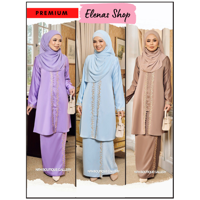 Baju Kurung by NFH Boutique Gallery DELLA ARISA Raya 2024 Dress ...