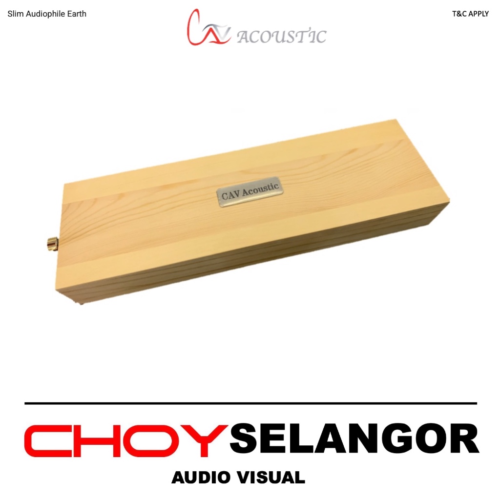 Cav Acoustic Slim Audiophile Earth Ground Box with Silver Grounding ...