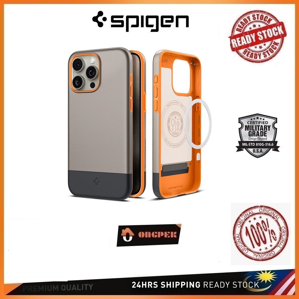 ORIGINAL SPIGEN Style Armor IPHONE 15 PRO / 15 PRO MAX Phone Case Cover ...