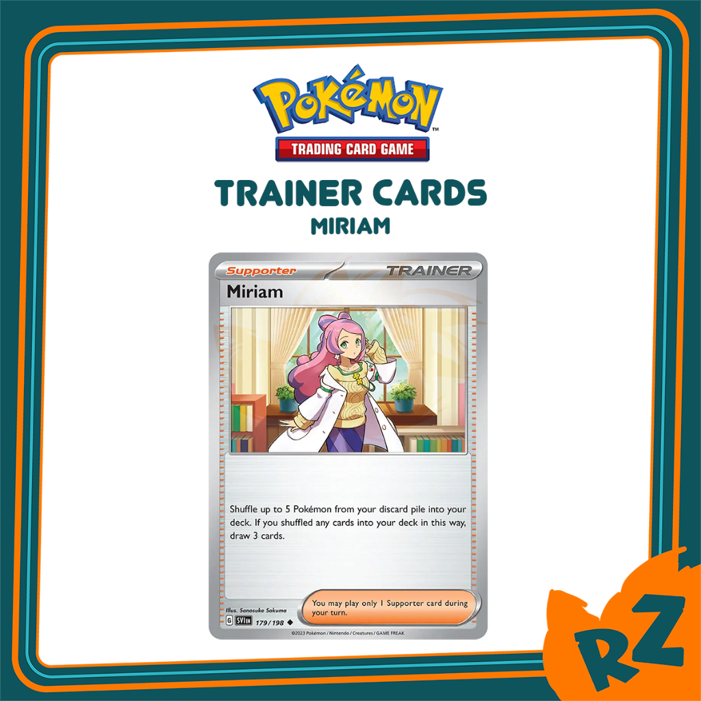 [Original] Pokemon TCG Card Miriam Supporter Trainer Singles (Scarlet ...