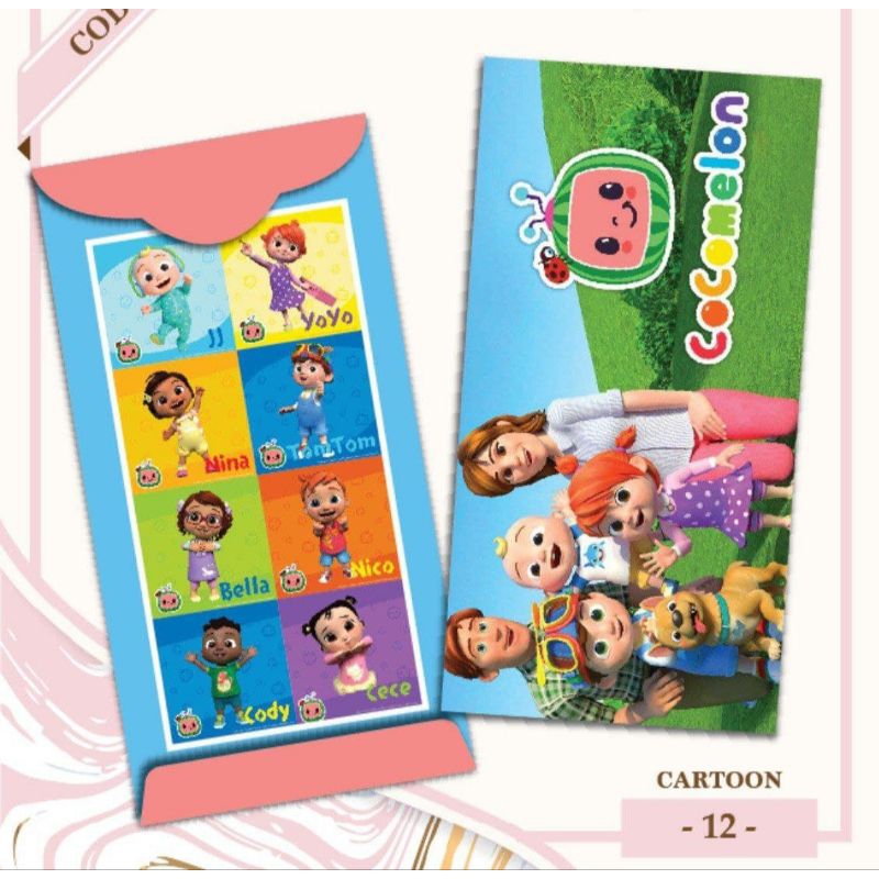 Sampul Duit Raya Angpow Money Pocket Aidilfitri 2024 Floral Cartoon ...