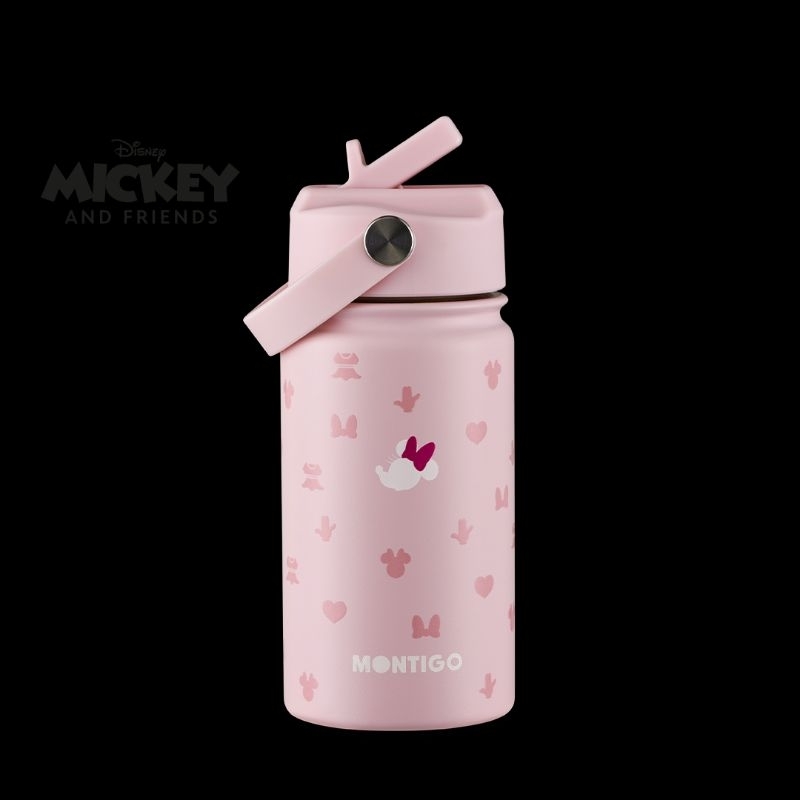 (RESTOCK) Limited Edition Montigo Iconic Disney Ace Bottle 14oz (410ml) Minnie / Donald Duck ...