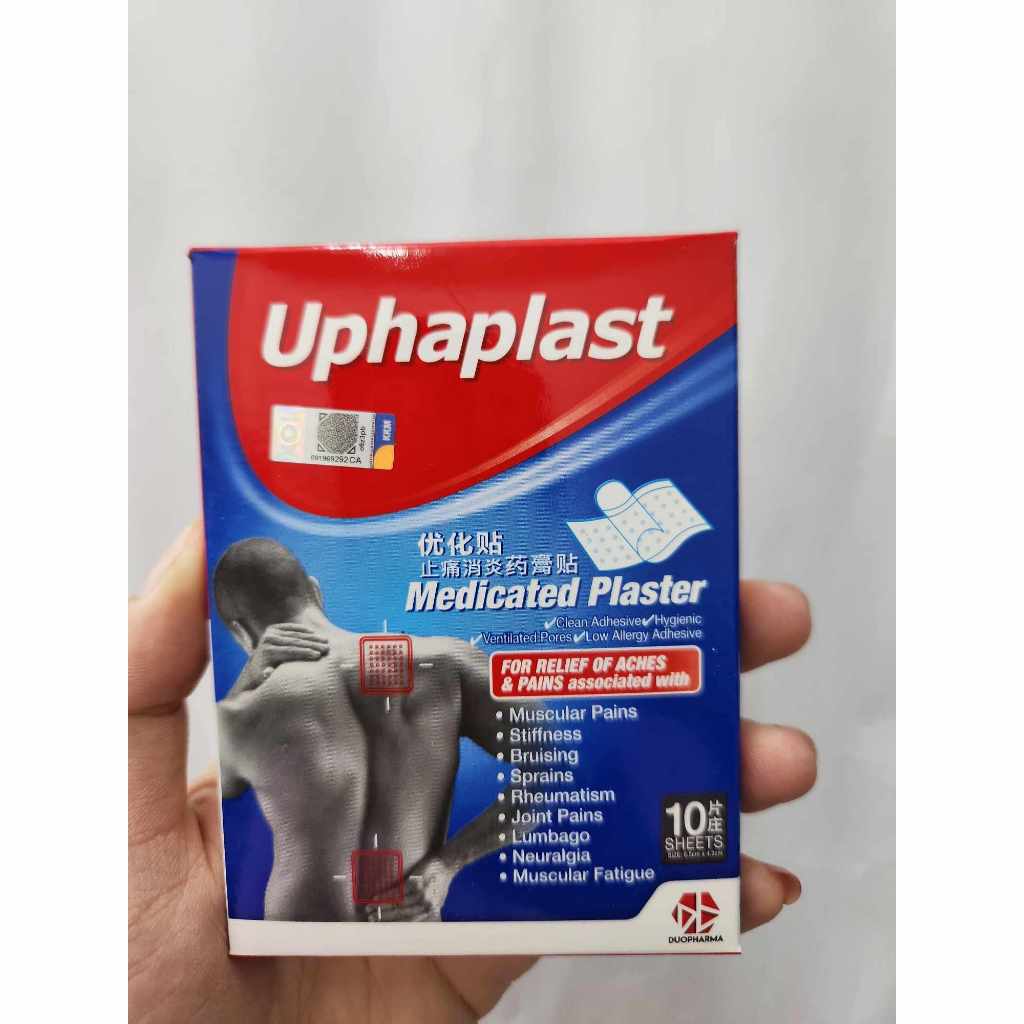 UPHAPLAST MEDICATED PLASTER ( 10 sheets ) | Shopee Malaysia