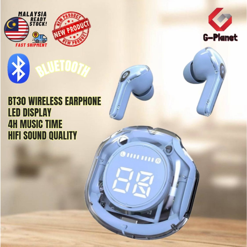 Ultrapod Pro TWS V5.3 Earbuds Breathing Light Portable Stereo Headset ...