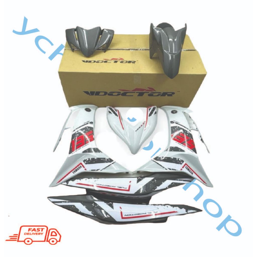 YAMAHA LC135 FI LC 135 FI 135LC FI V8 DOCTOR NEW DESIGN 2024 STD WHITE ...